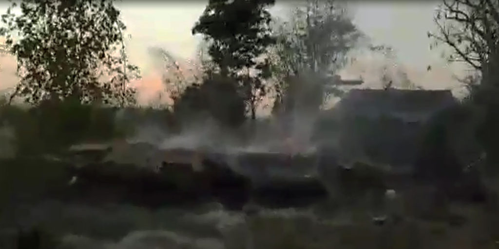 Rohingya Houses Under Fire Once Again in Buthidaung - Rohingya Vision