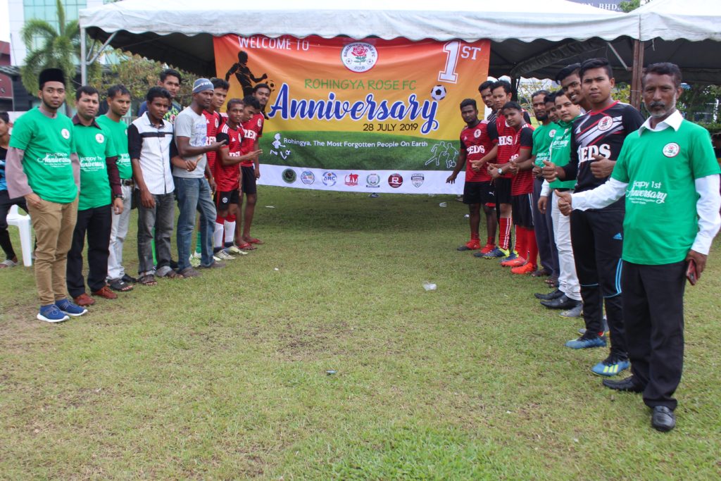 Rohingya Rose Football Club Celebrated First Anniversary at Malaysia ...